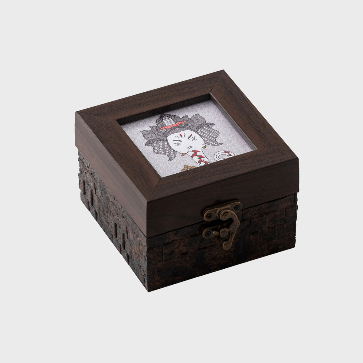 Modak Wooden Box – Kalam by Sheetal K. Majithia